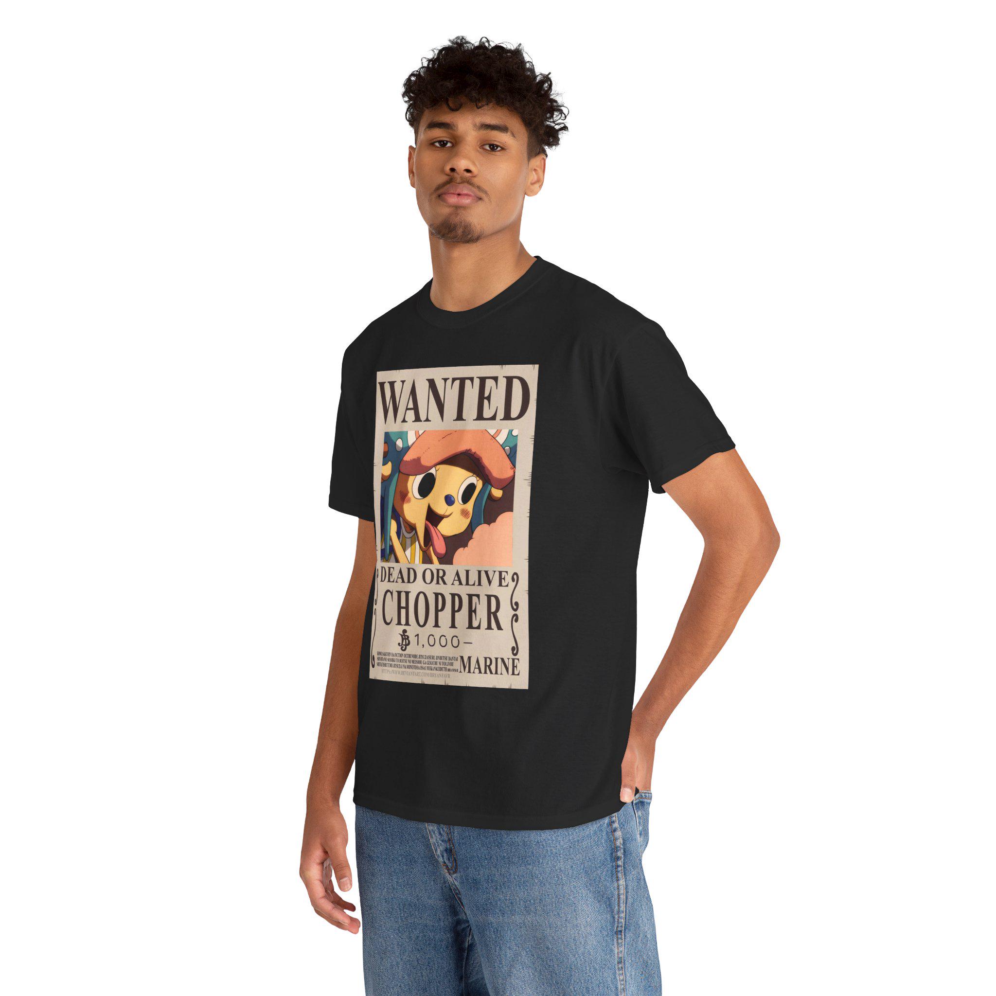 One Piece Wanted Poster Chopper wano/egghead Graphic T-shirt - Etsy