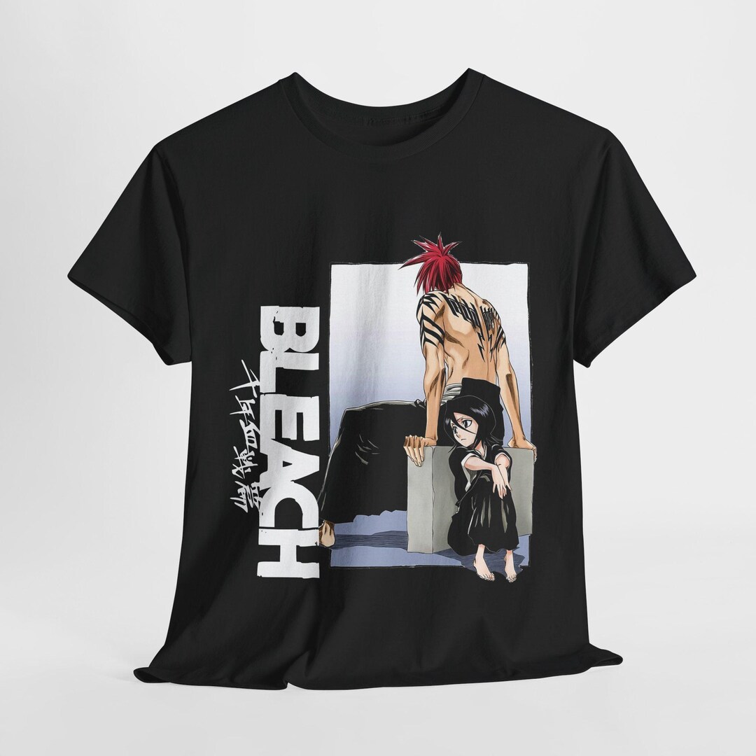 Renji and Rukia T-shirt Bleach Anime Merch Unisex Anime Graphic Tee ...