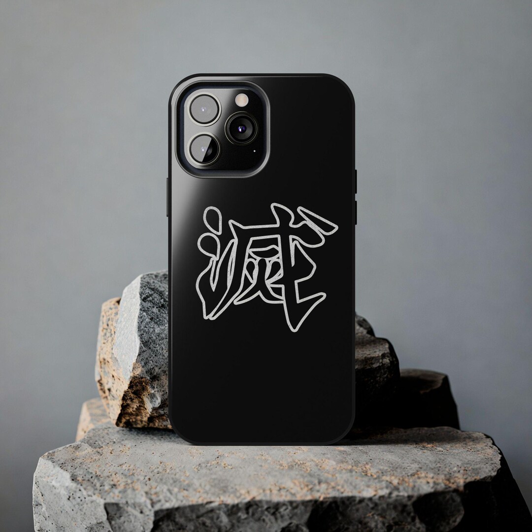 Demon Slayer Destroy Emblem Tough Phone Case Sleek Anime-inspired ...