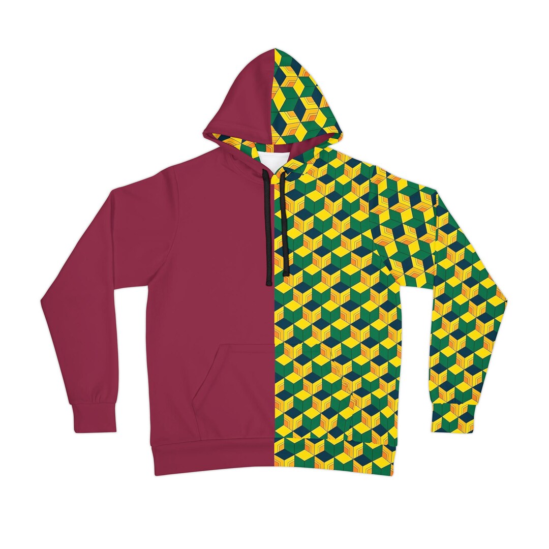 Demon Slayer-inspired Giyu Tomioka Pattern Athletic Hoodie - Etsy