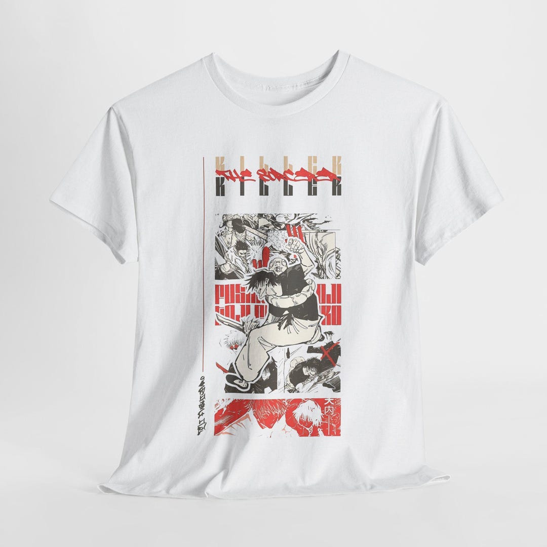 Toji Fushiguro Anime T-shirt Jujutsu Kaisen Merch Unisex Graphic Tee ...