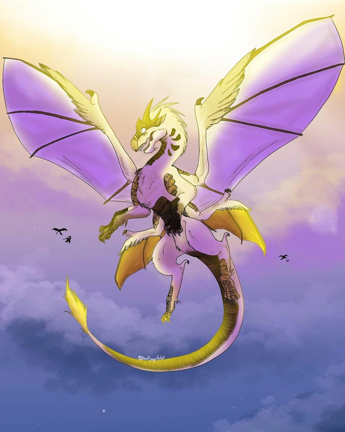 Timewing Dragon - Etsy