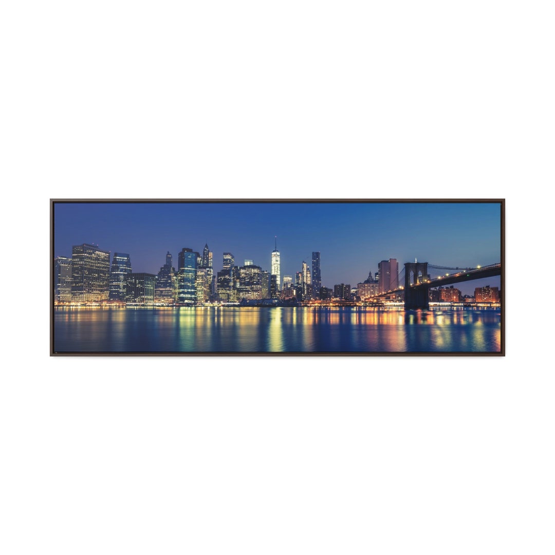 New York City Skyline Gallery Canvas 60" X 20" - Etsy