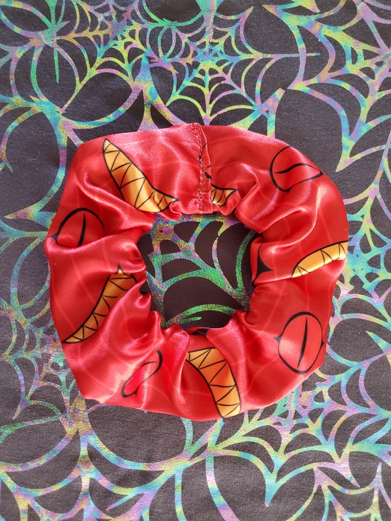 Demon Hotel Inspired Set of 3 Satin Scrunchies Alastor/vox/angel ...