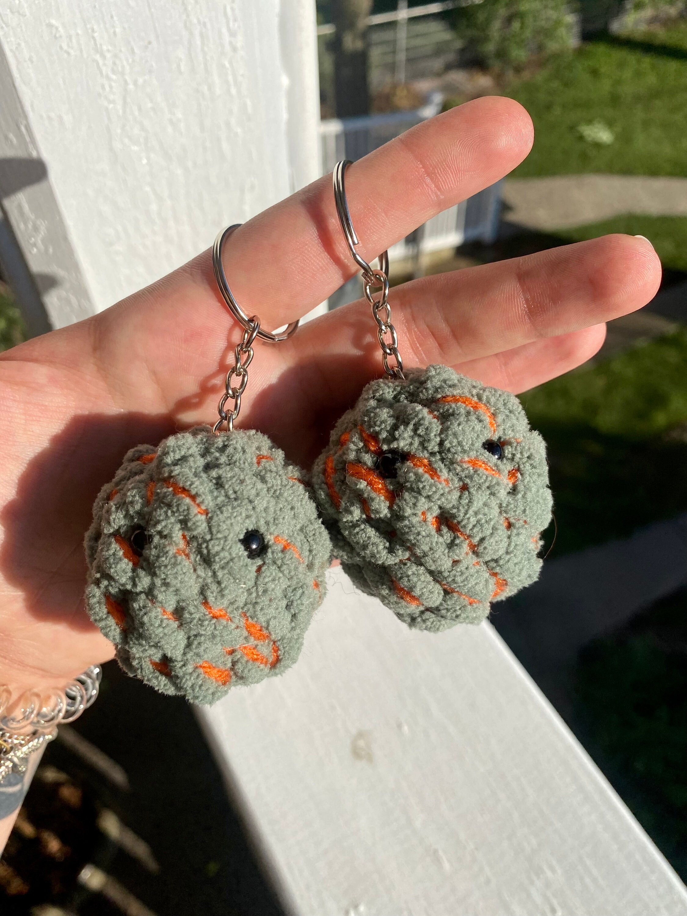 Crocheted Weed Nug Keychain - Etsy