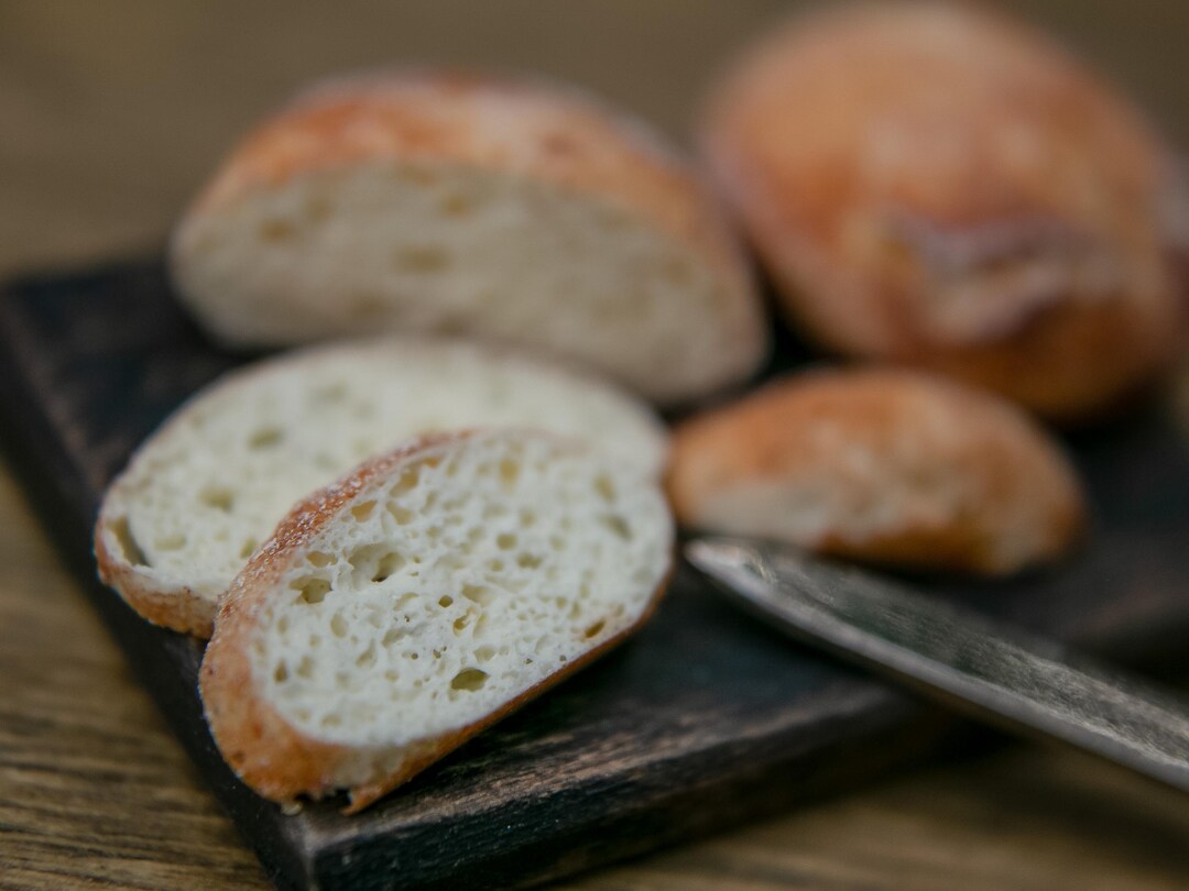 1/6 Miniature Round Sliced Bread, 1/6 Scale Porous Bread, French Bread ...