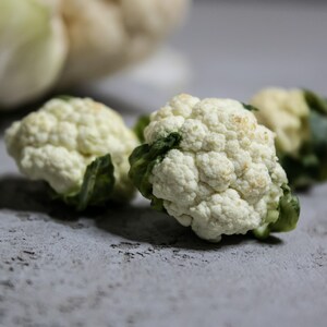 Miniature Cauliflower 1/6 Scale, 1/12 Scale, Mini Vegetables for a ...