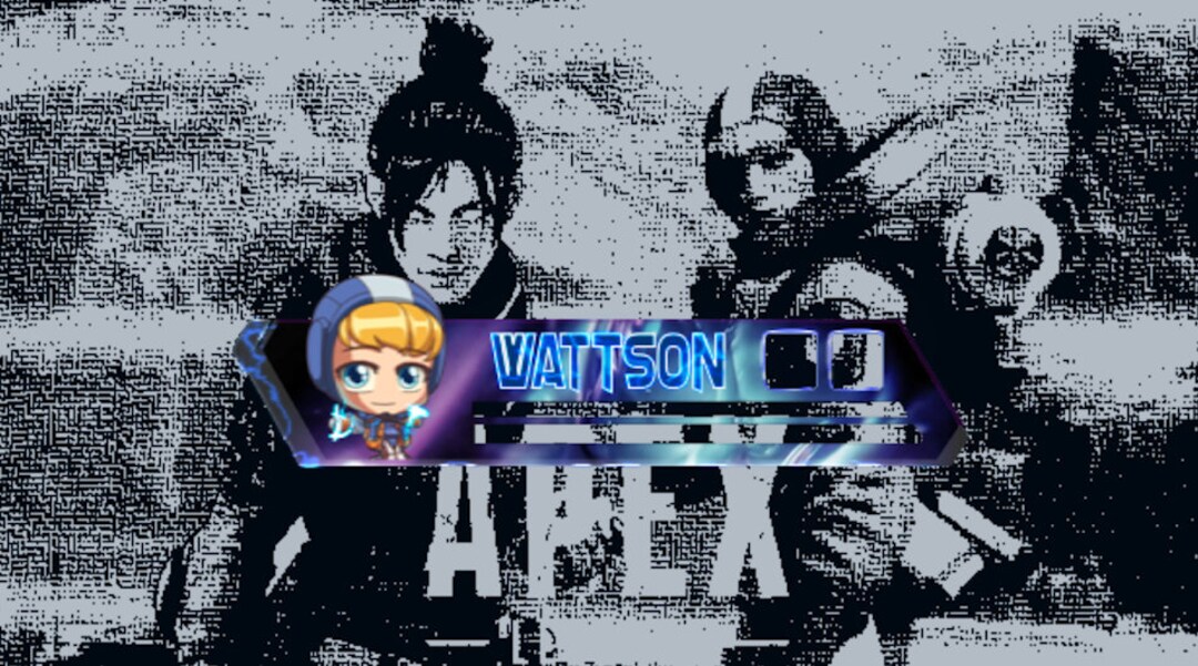 Apex Legends - Animated Wattson - Custom Health Bar Overlay Graphic for ...