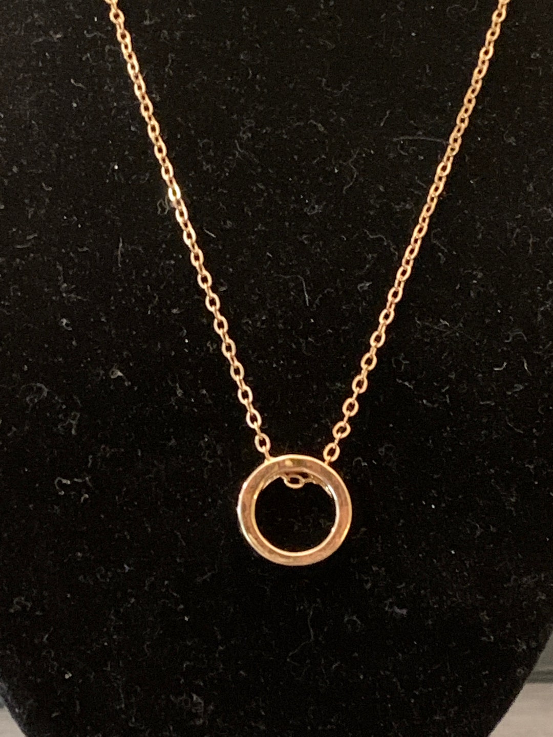Golden Ring Necklace, for Your Chic Outfits. - Etsy