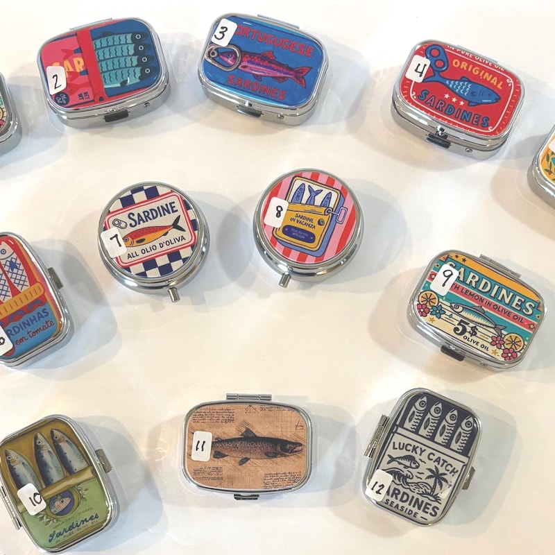 Metal Pill Organizers - Etsy
