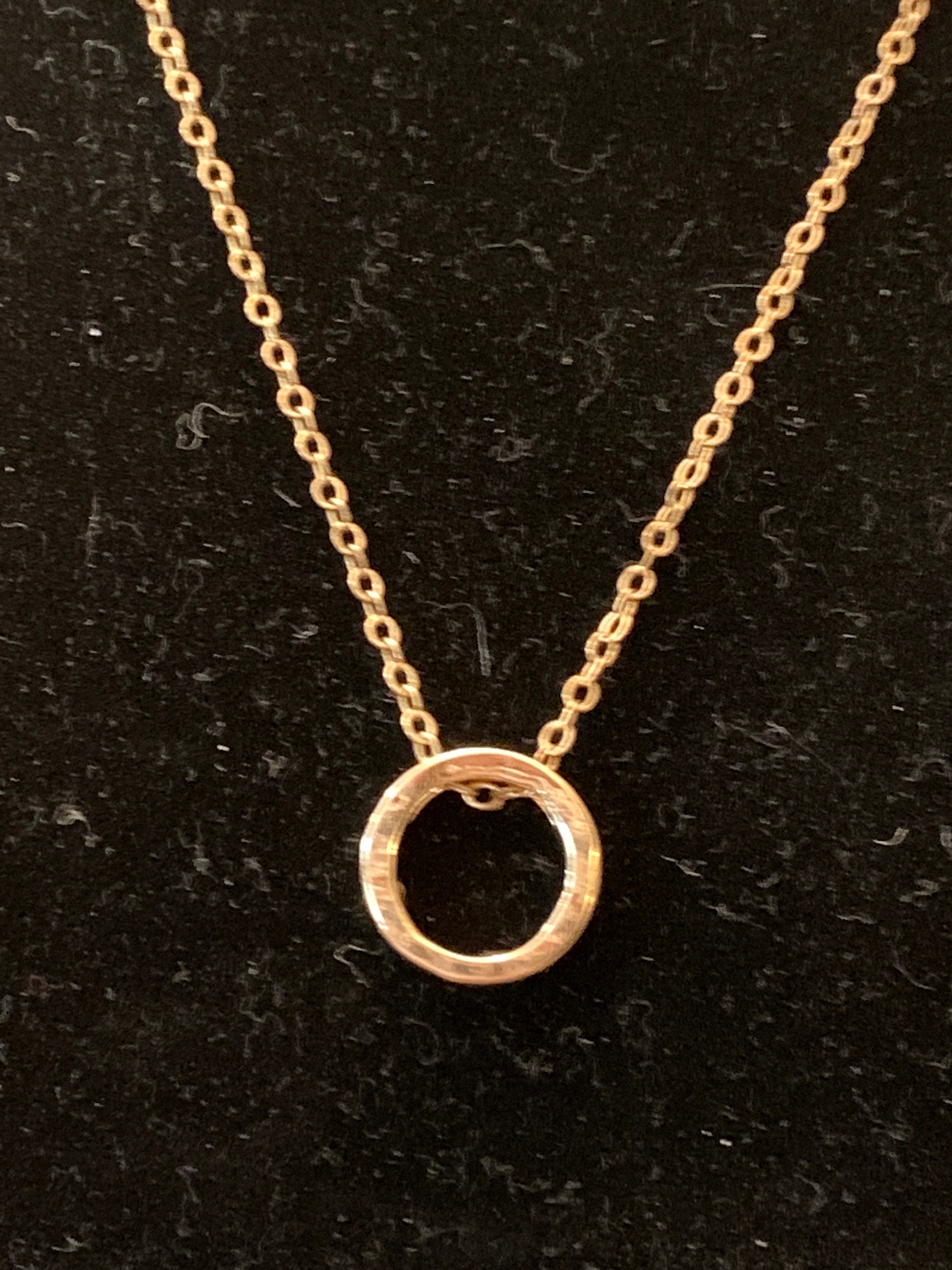 Golden Ring Necklace, for Your Chic Outfits. - Etsy