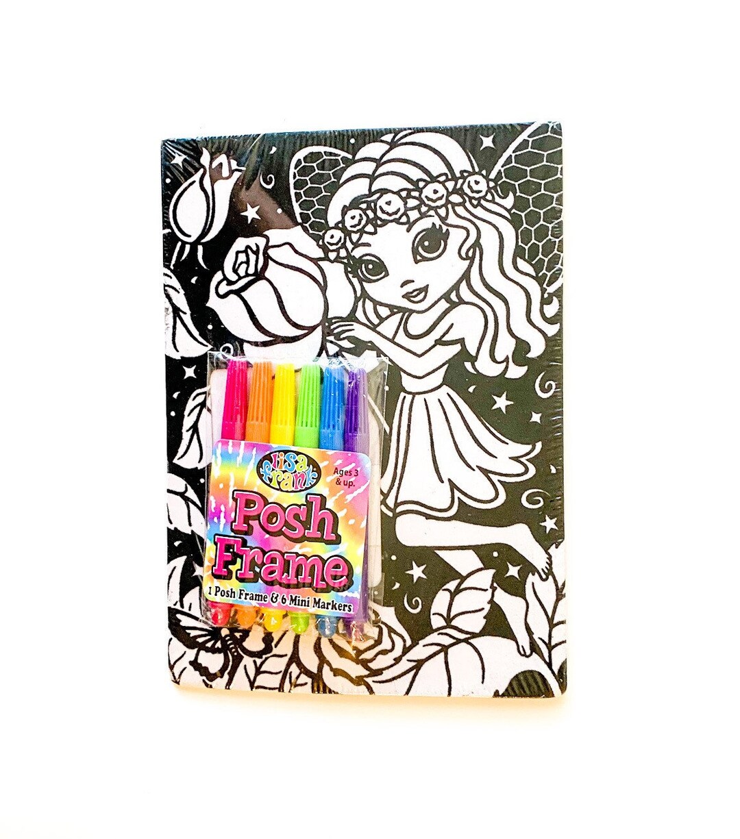 Vtg 1990s Lisa Frank Unopened Posh Frame Mini Markers Colouring Set ...
