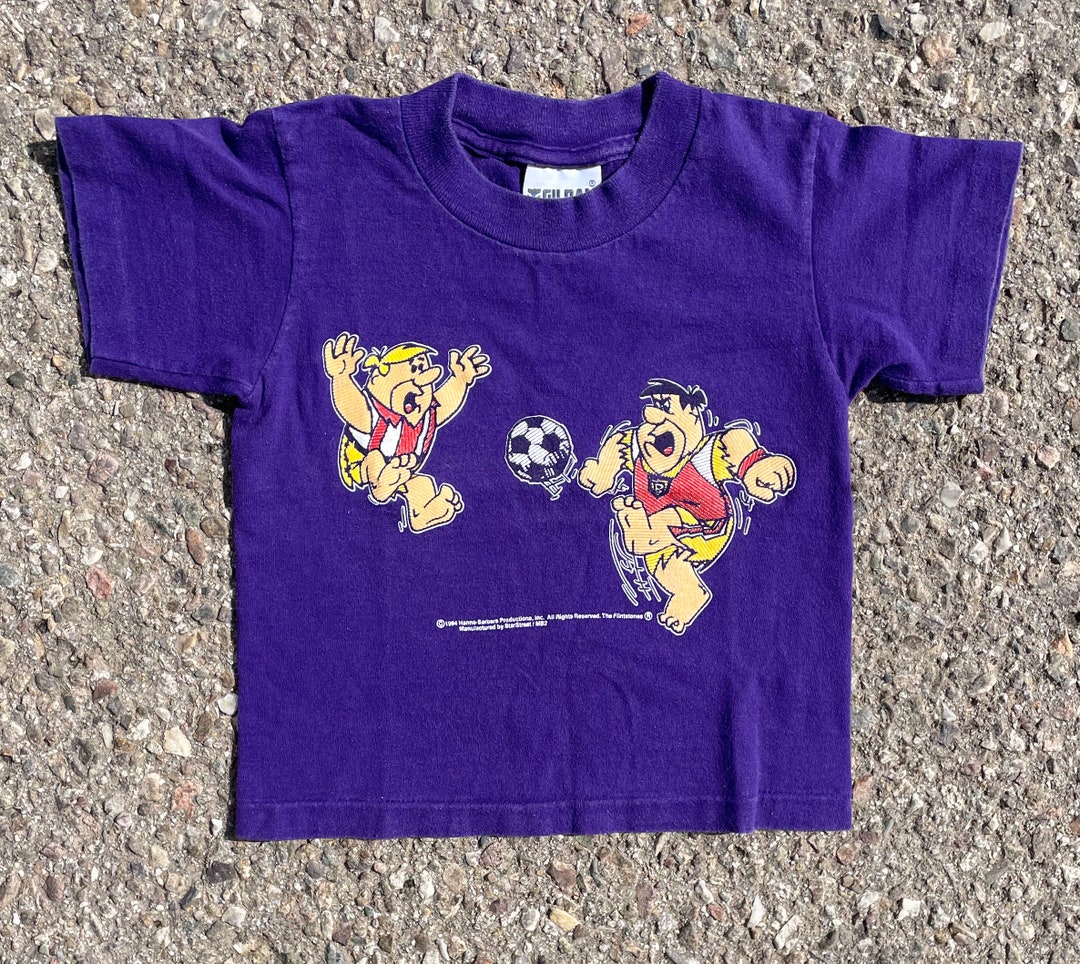 Flintstones Fred Barney Soccer Vtg 1994 Hanna Barbera Star Street ...