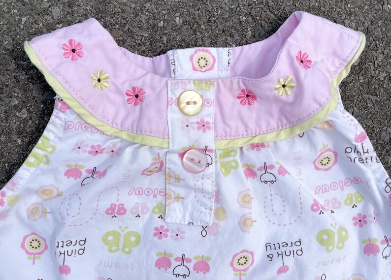 2000s Winnie the Pooh Pink & Pretty Disney Baby Dress Bloomer 2 Piece ...