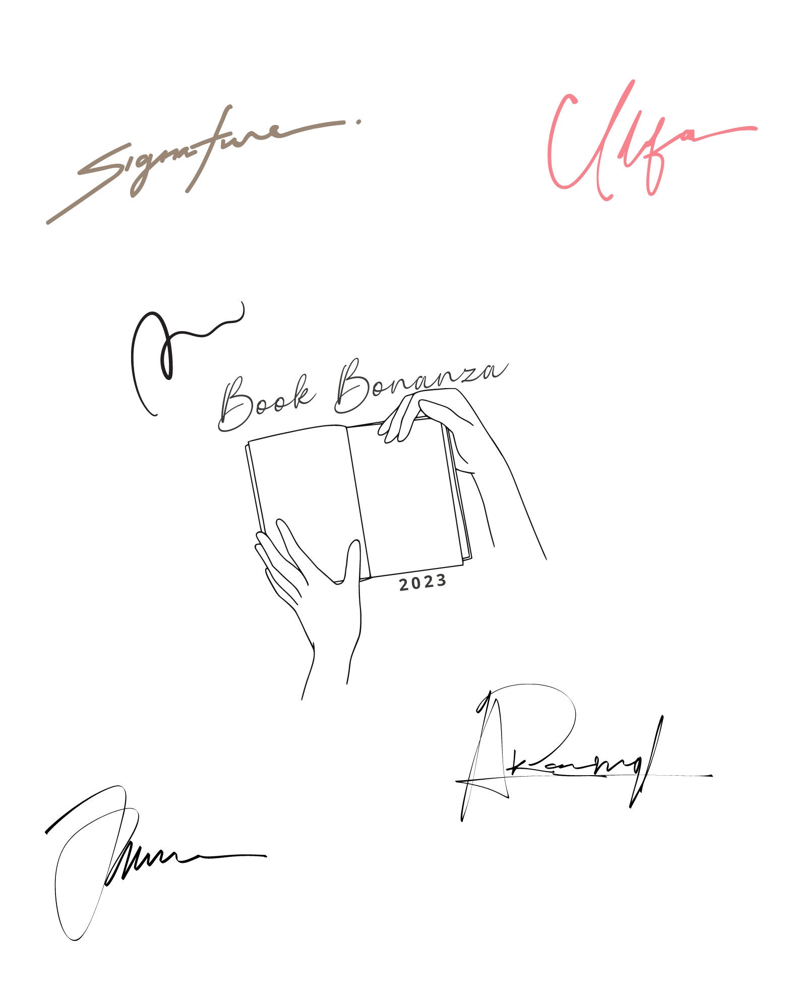 Book Bonanza 2023 Signing Board - Book Signing Event - Conference ...