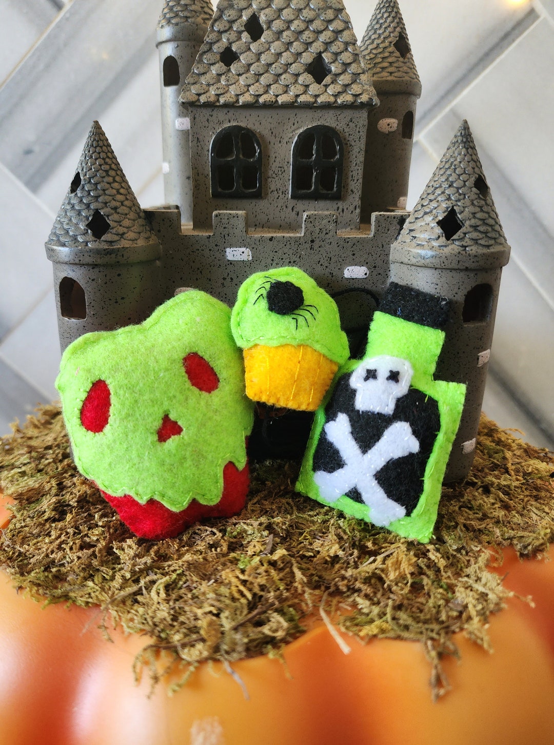 Poison Felt Ornament Series: Apple Bottle Cupcake - Etsy