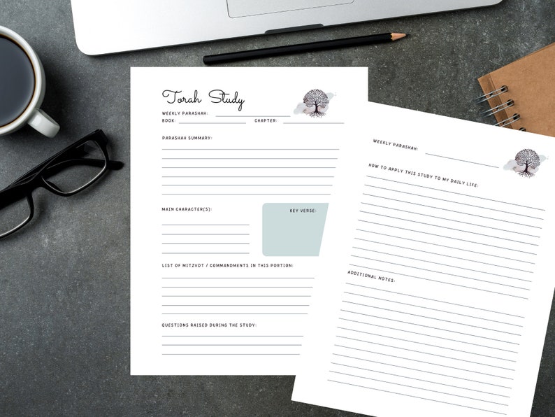 Torah Study Printable, Torah Study Journal, Bible Journal, Study ...