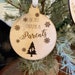 Ornament Parents Gift Christmas Gift for Parents First - Etsy