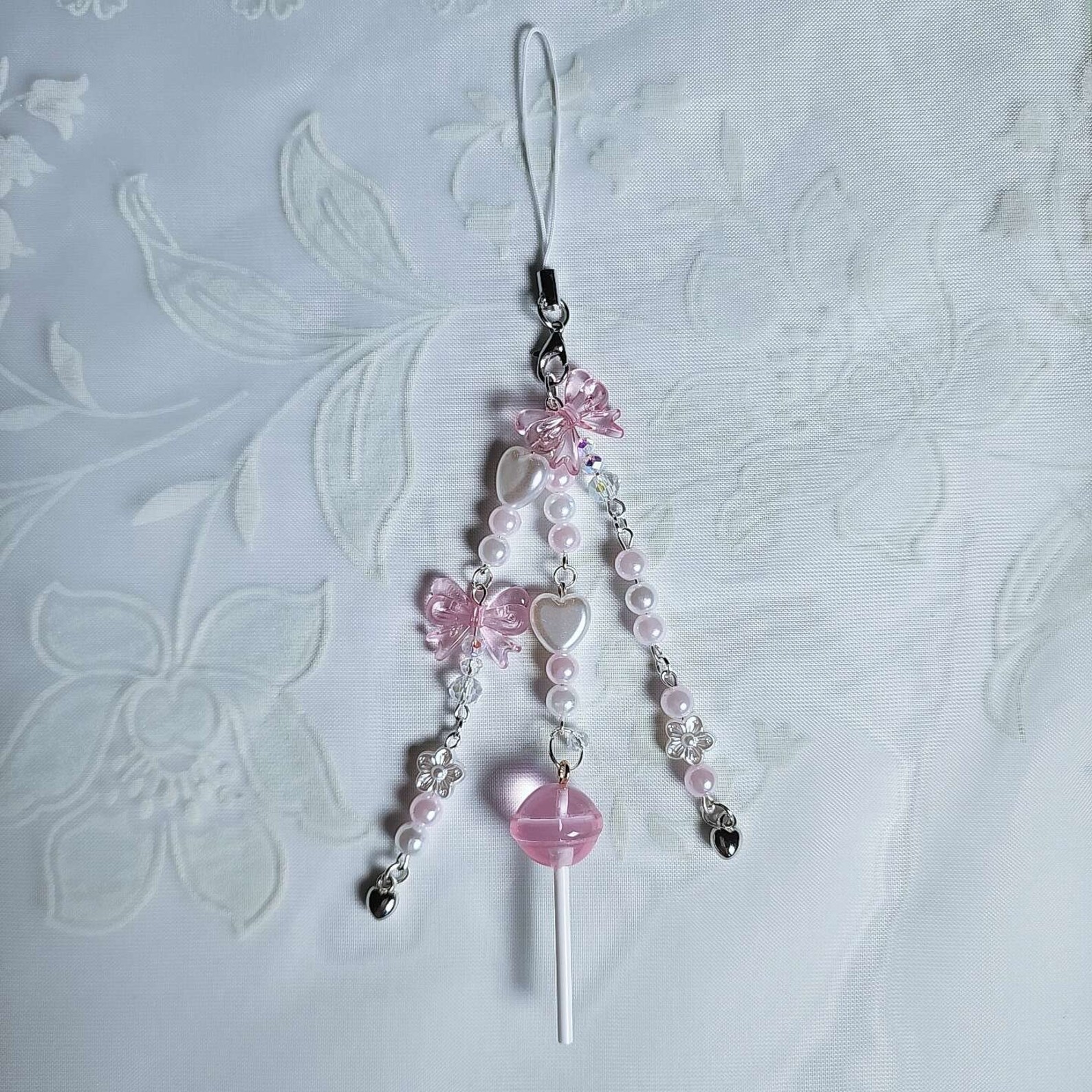 Coquette Keychain Coquette Phonecharm Dollette Keychain Pink Keychain ...