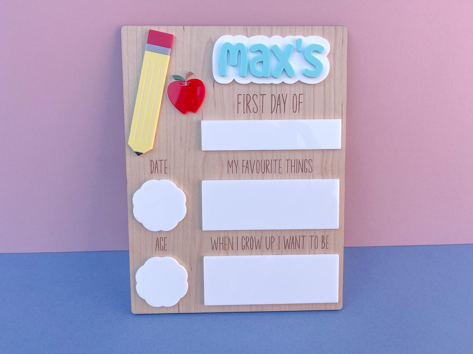 Personalised Back to School Sign | Personalised Board | Back to School ...