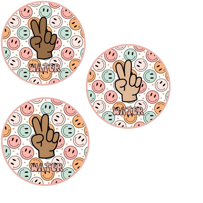 Groovy Retro Smiley Classroom Hand Signal Posters, Multicultural ...
