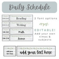 Modern Leopard Classroom Decor, Classroom Schedule, Editable - Etsy Canada