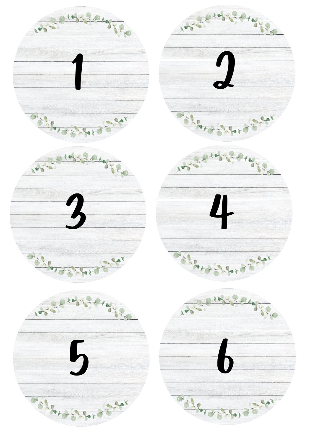 Farmhouse Student Number Labels, Classroom Organization (digital ...