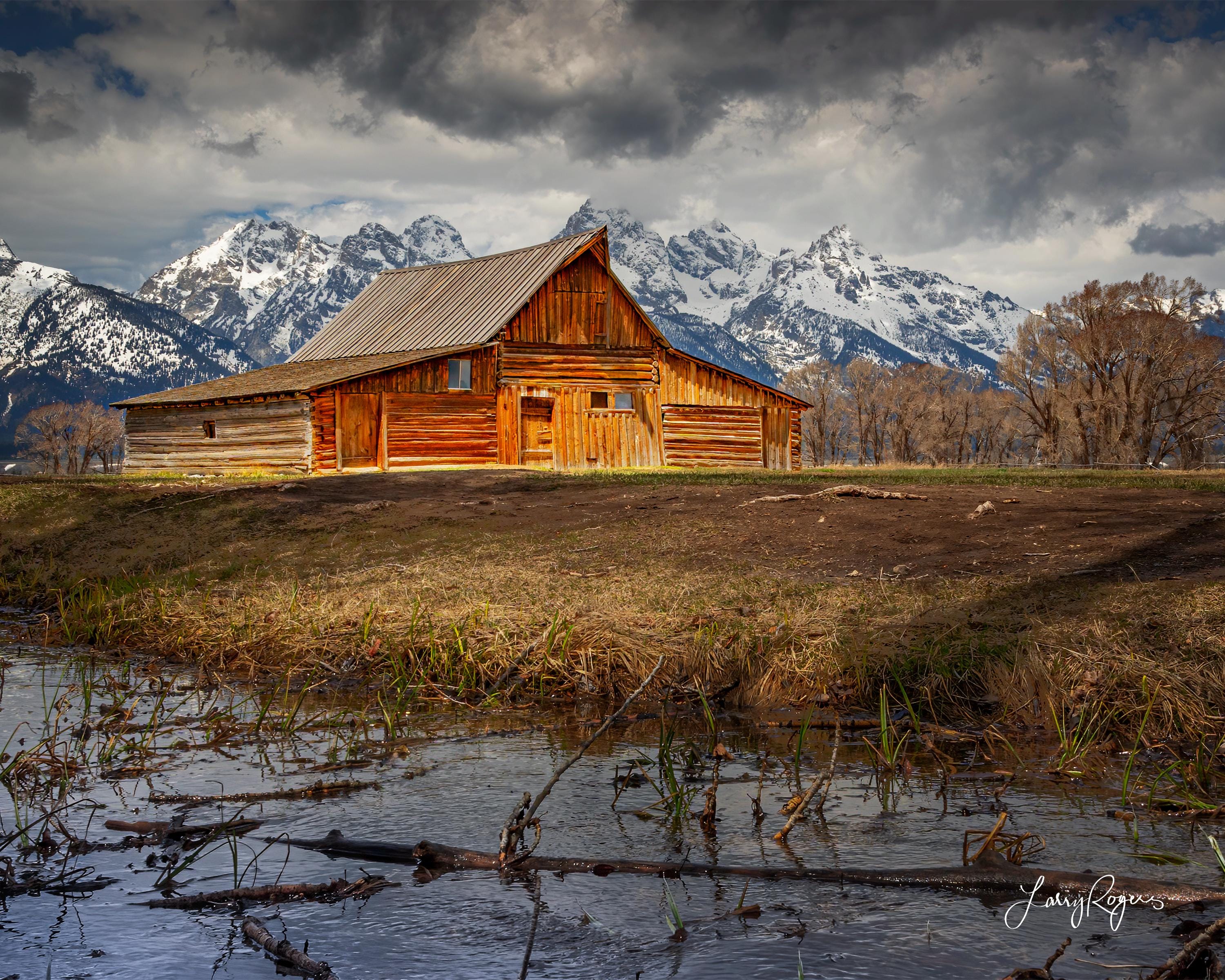 T.A. Moulton Barn, Grand Teton National Park, Mormon Row, Western Barn ...