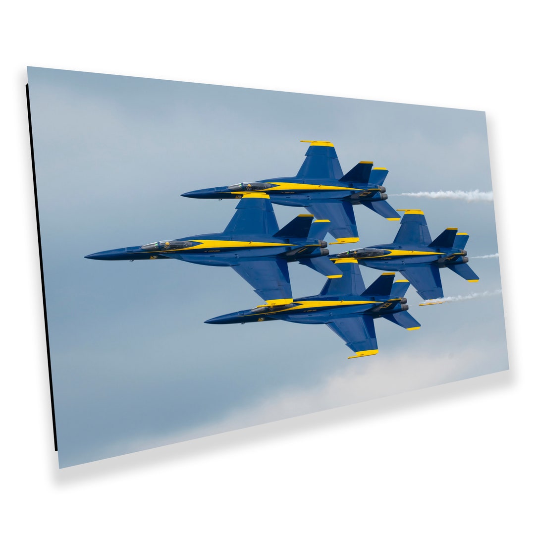 US Navy Blue Angels, Diamond Formation, Pass-in-review, Wall Art ...