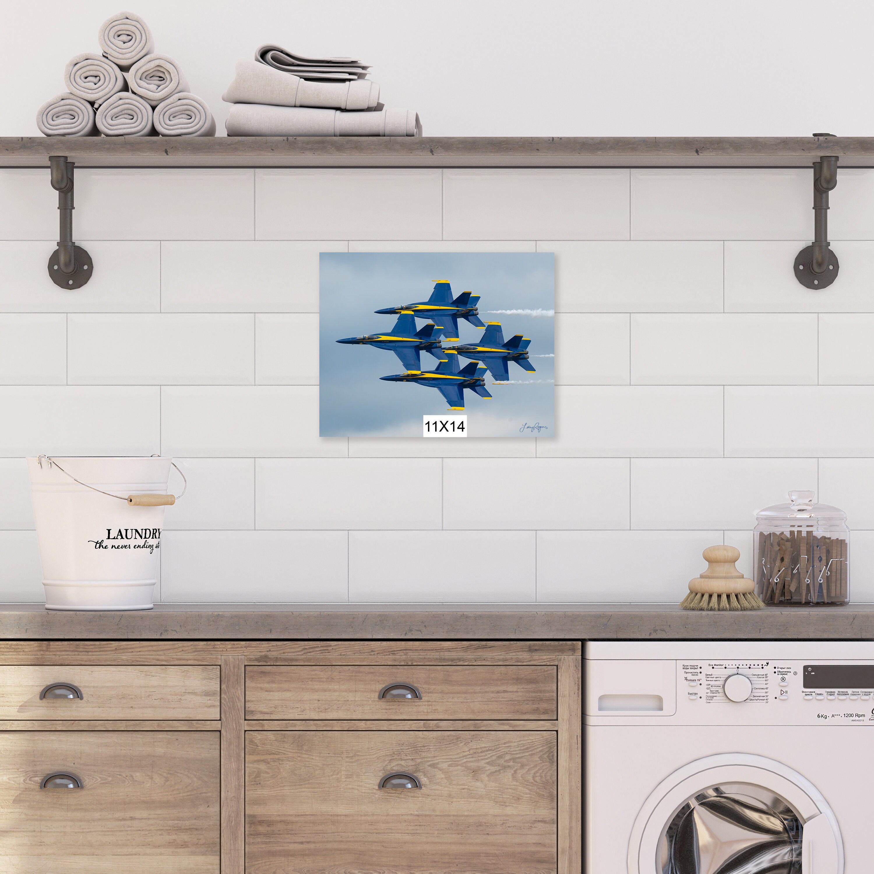 US Navy Blue Angels, Diamond Formation, Pass-in-review, Wall Art ...