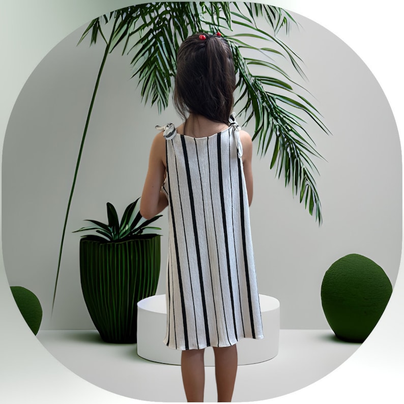 Girls Tie Shoulder Sundress Sewing Pattern | Sizes 1-12 (PDF Pattern ...
