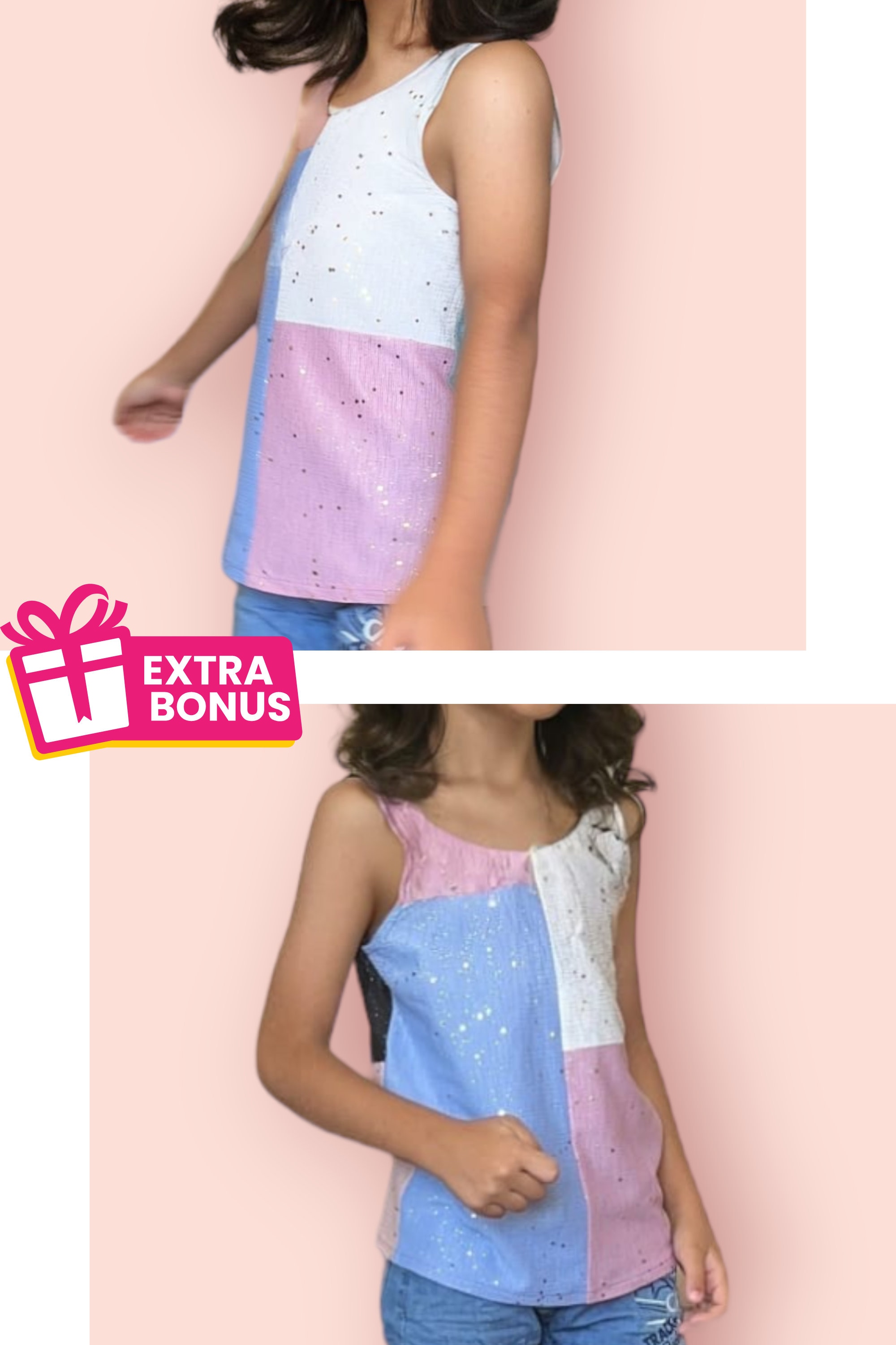 Twirl Dress Girls PDF Sewing Pattern| + FREE Bonus Tank Top Pattern ...