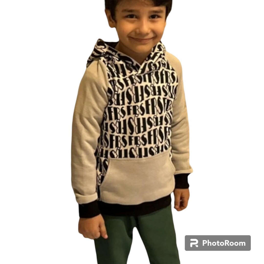 Kids Raglan Hoodie PDF Sewing Pattern | Back to School - Etsy