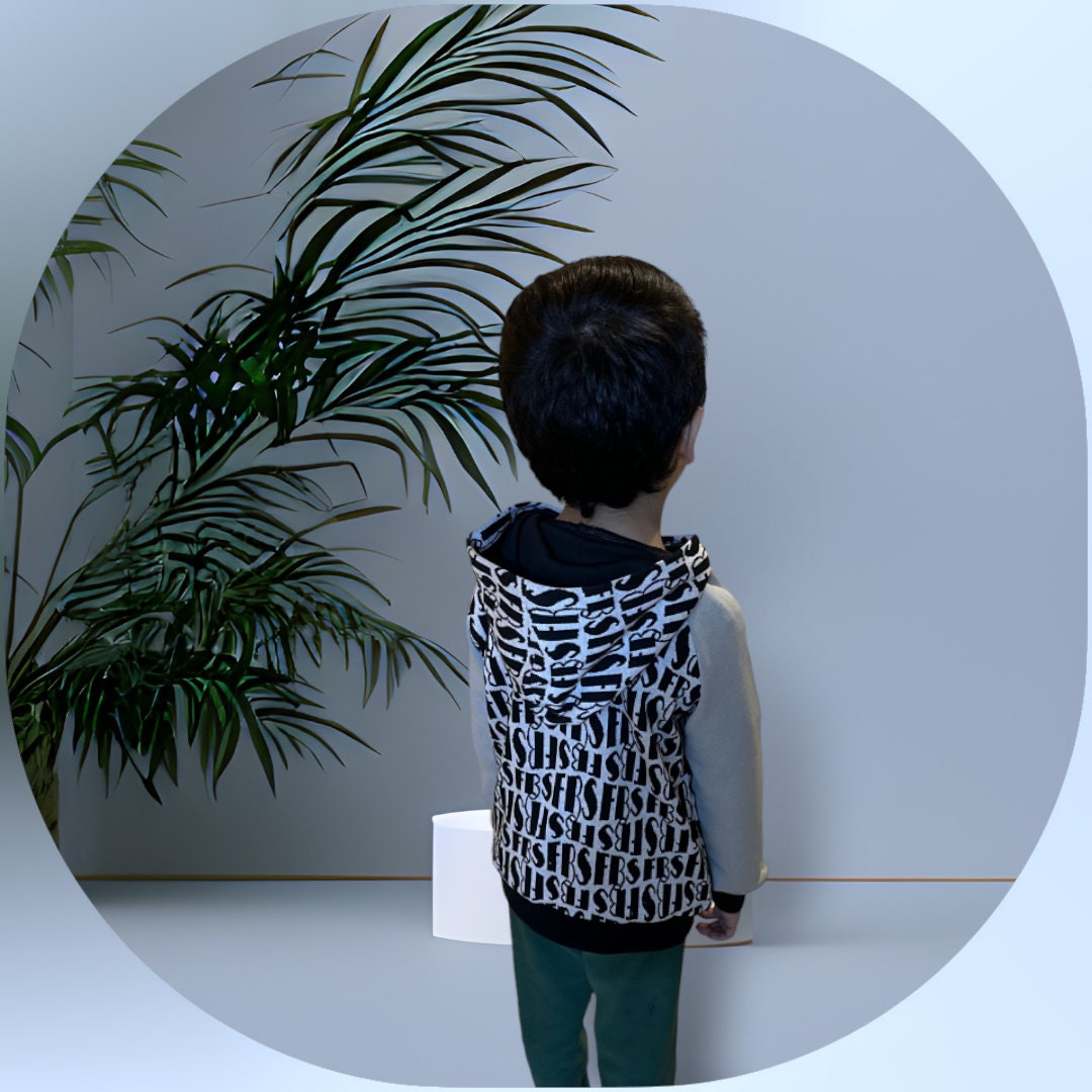 Kids Raglan Hoodie PDF Sewing Pattern | Back to School - Etsy