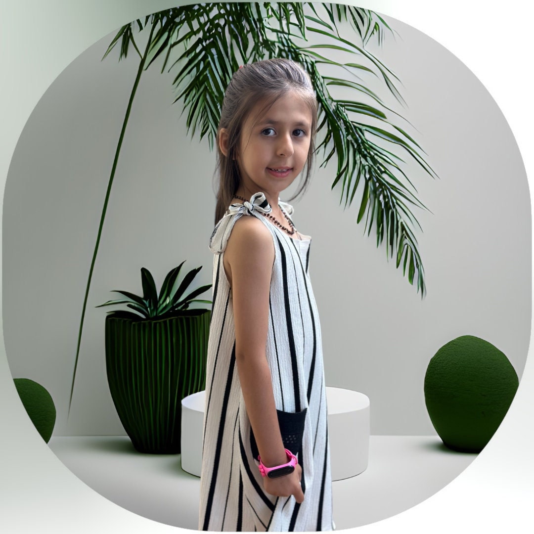Girls Tie Shoulder Sundress Sewing Pattern | Sizes 1-12 (PDF Pattern ...