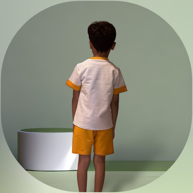 Kids T-shirt and Shorts Sewing Pattern | Sizes 1-12 (printable PDF) - Etsy
