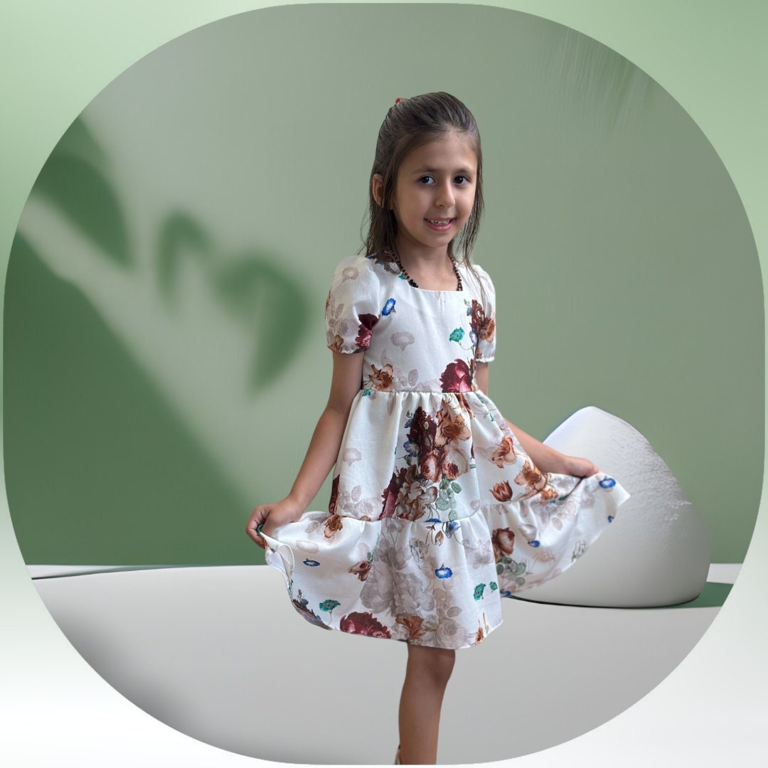 Twirl Dress Girls PDF Sewing Pattern| + FREE Bonus Tank Top Pattern ...