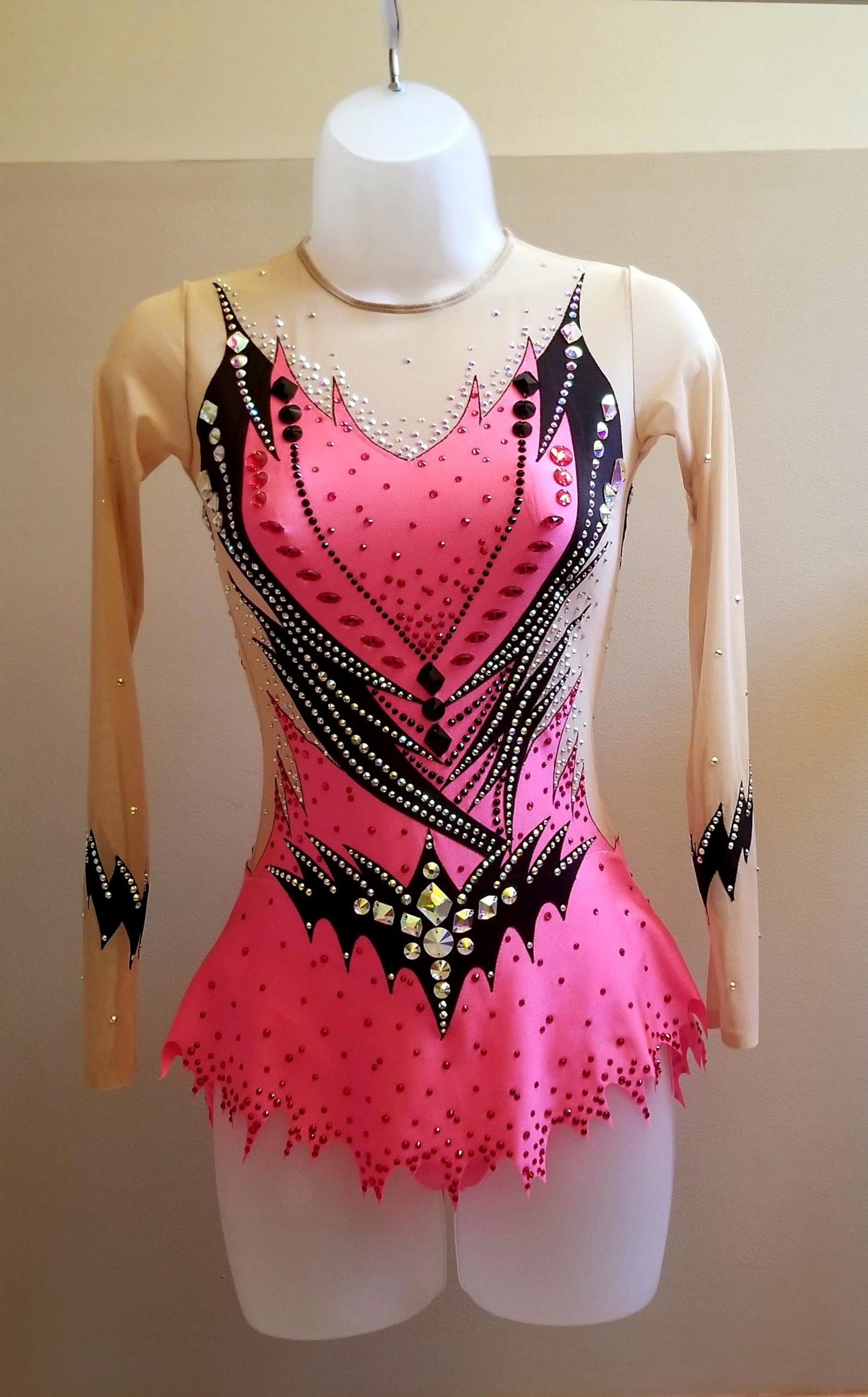 RG Leotard Rhythmic Gymnastics Acrobatics Skating Twirling Dance Large ...