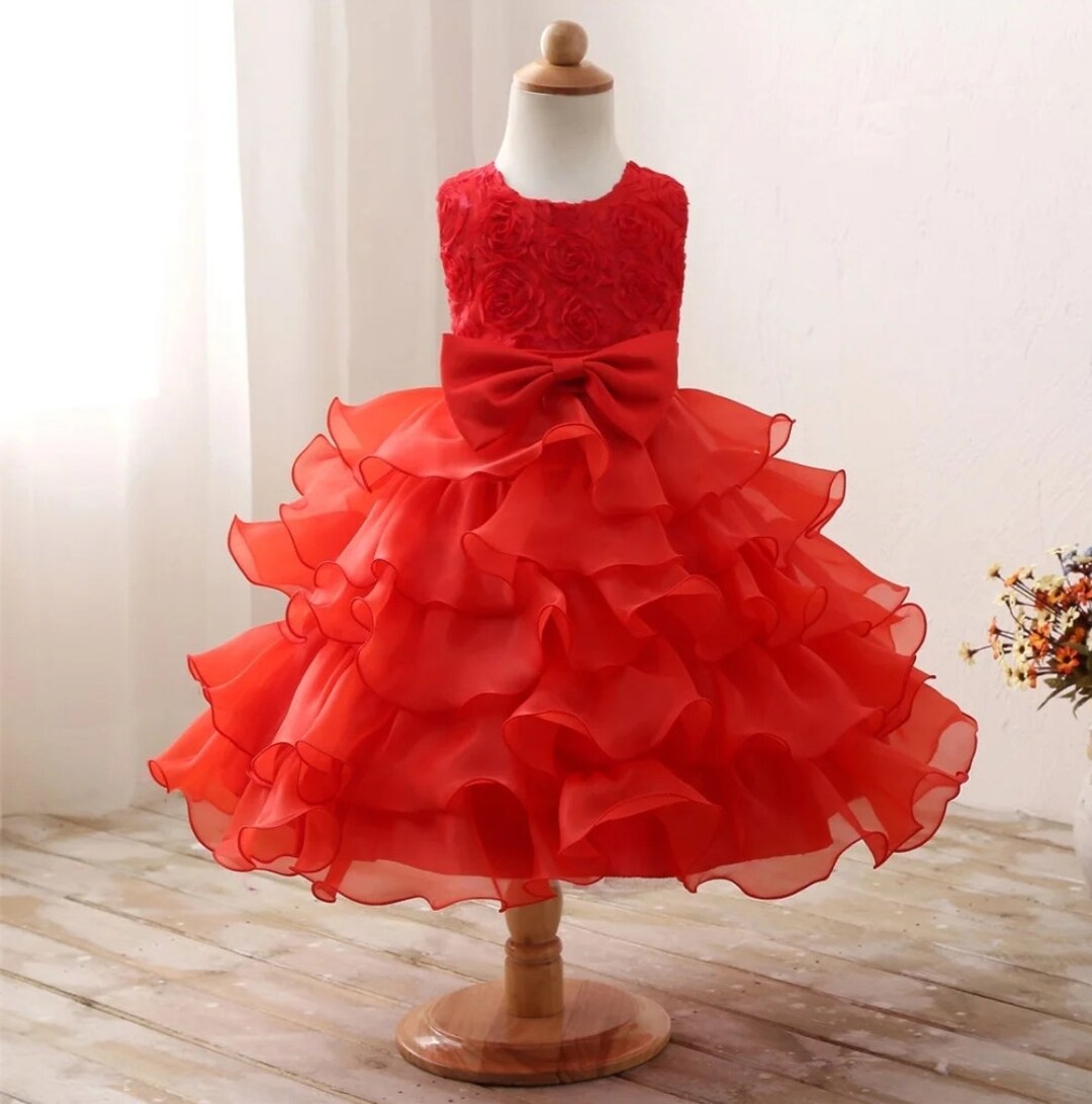 Custom Made Girls Party Dress Evening Gown Baby Toddler Outfit ...