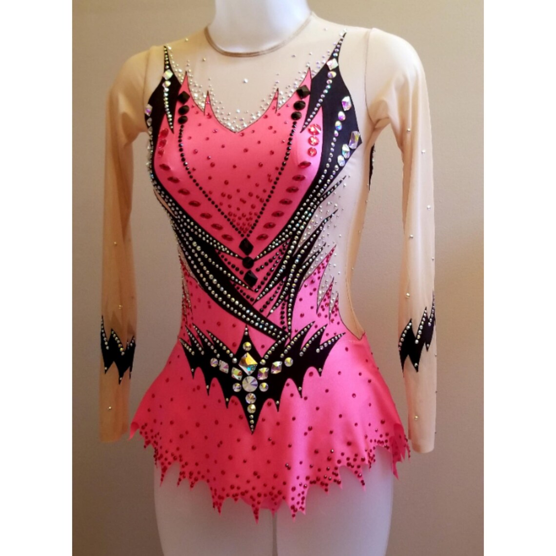 RG Leotard Rhythmic Gymnastics Acrobatics Skating Twirling Dance Large ...