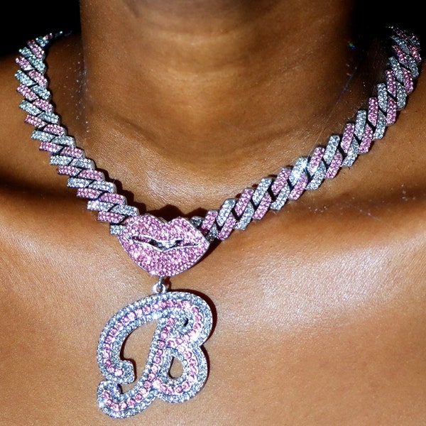 Chunky Rhinestone Necklace - Etsy UK