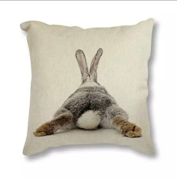 Rabbit Cushion - Etsy