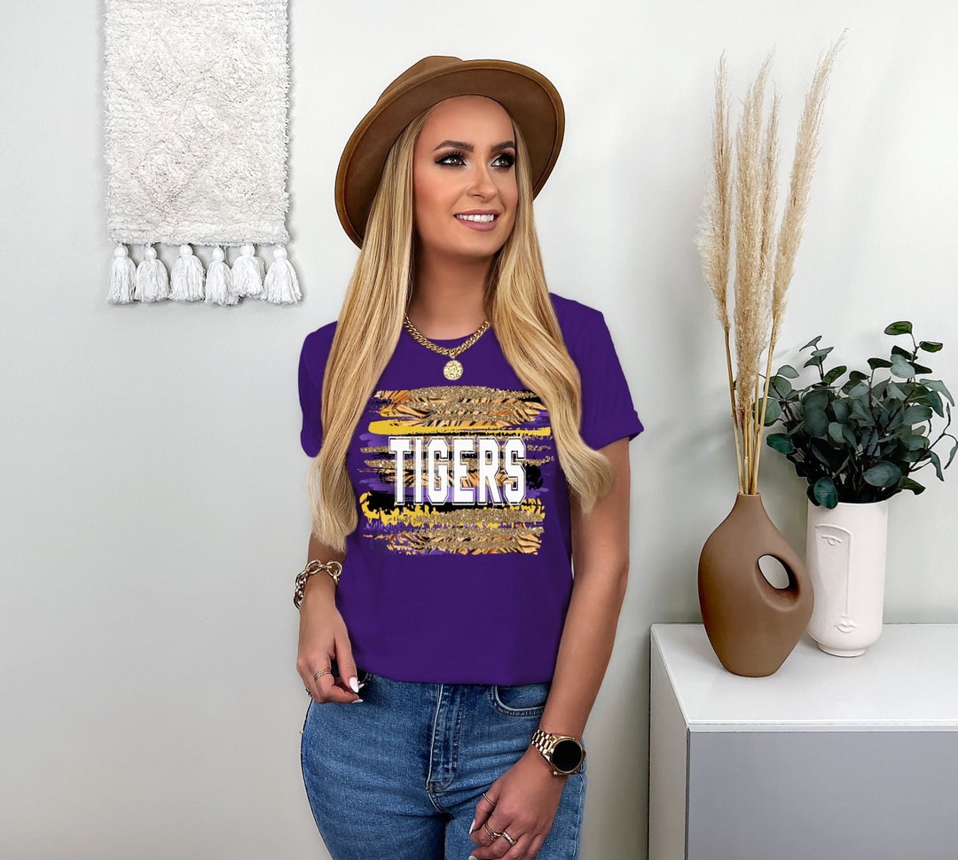 Tigers Shirt, Football Shirt, Womens Tigers Shirt, Game Day Tee, Womens ...