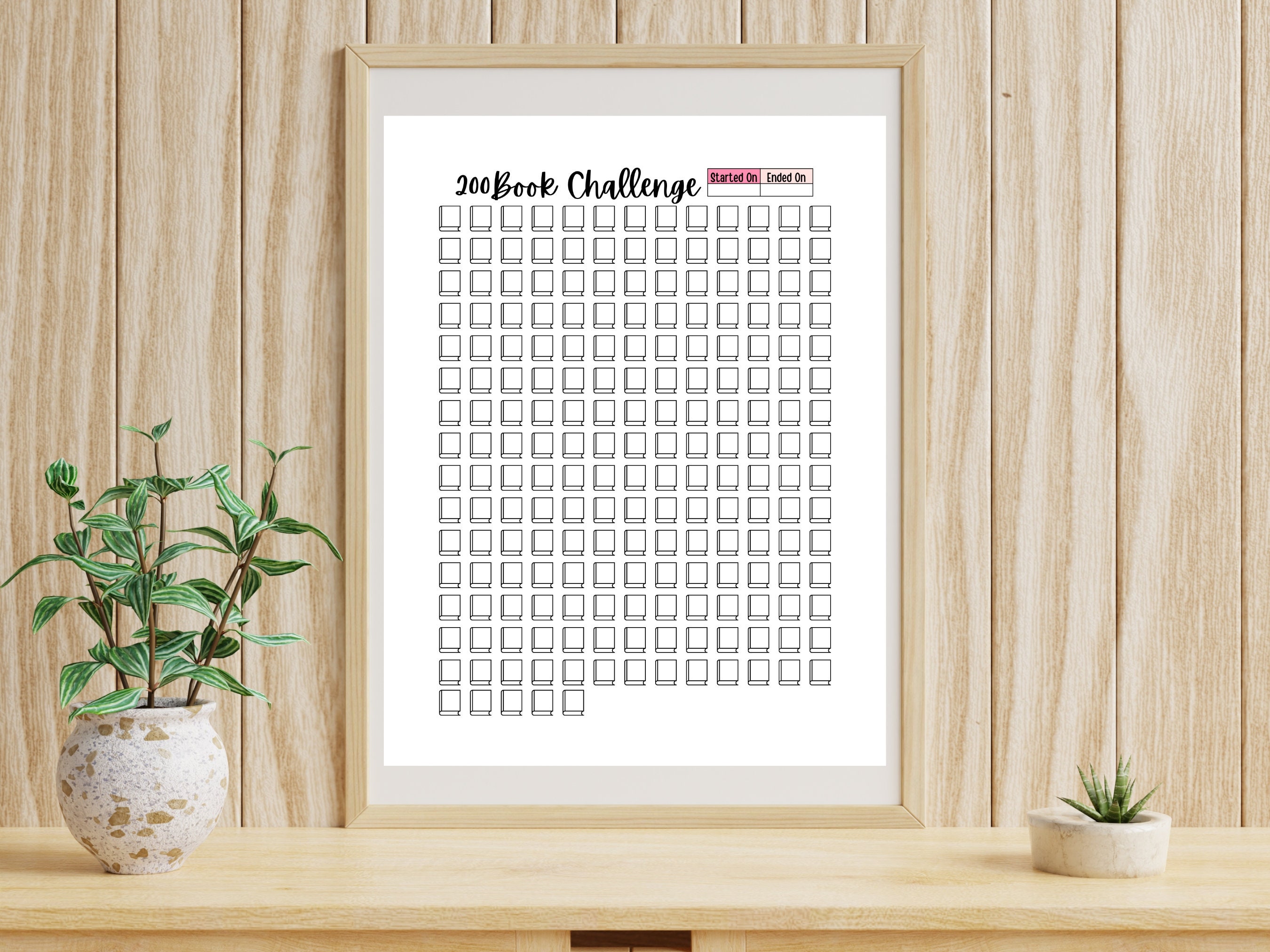 Printable Book Tracker, Digital Book Keeper, Printable Book Keeper, 200 ...