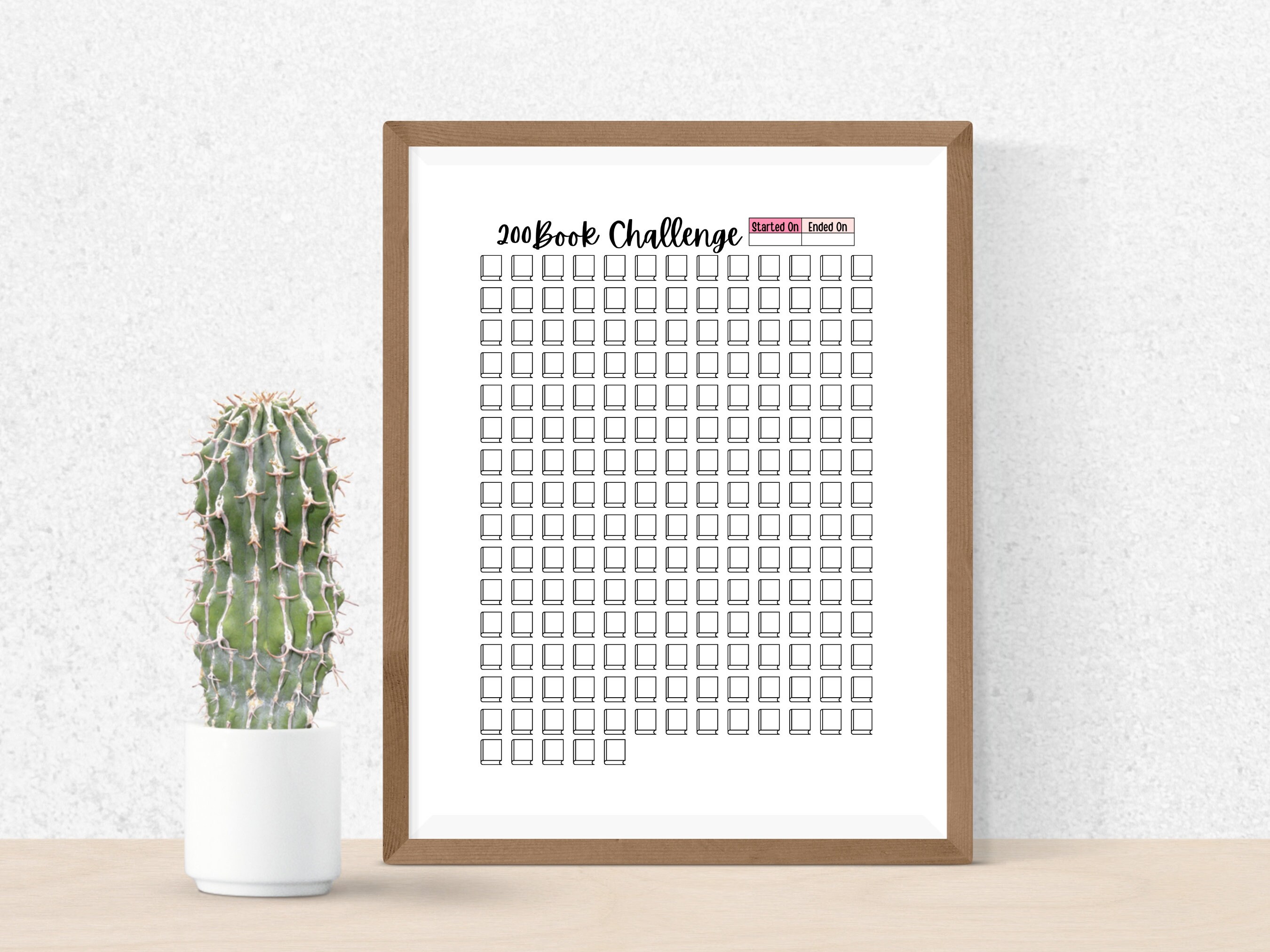 Printable Book Tracker, Digital Book Keeper, Printable Book Keeper, 200 ...