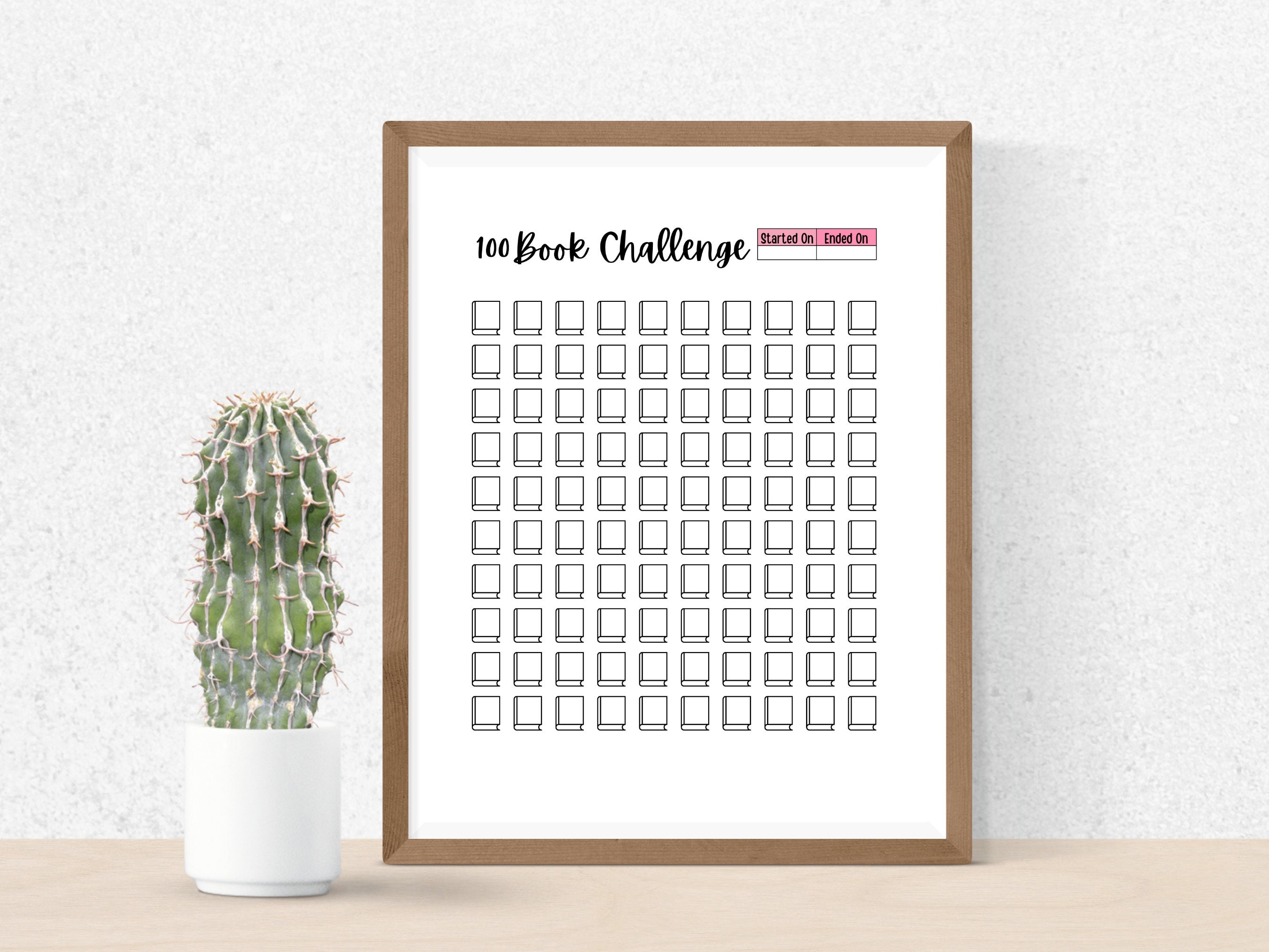 Printable Book Tracker, Digital Book Keeper, Printable Book Keeper, 100 ...
