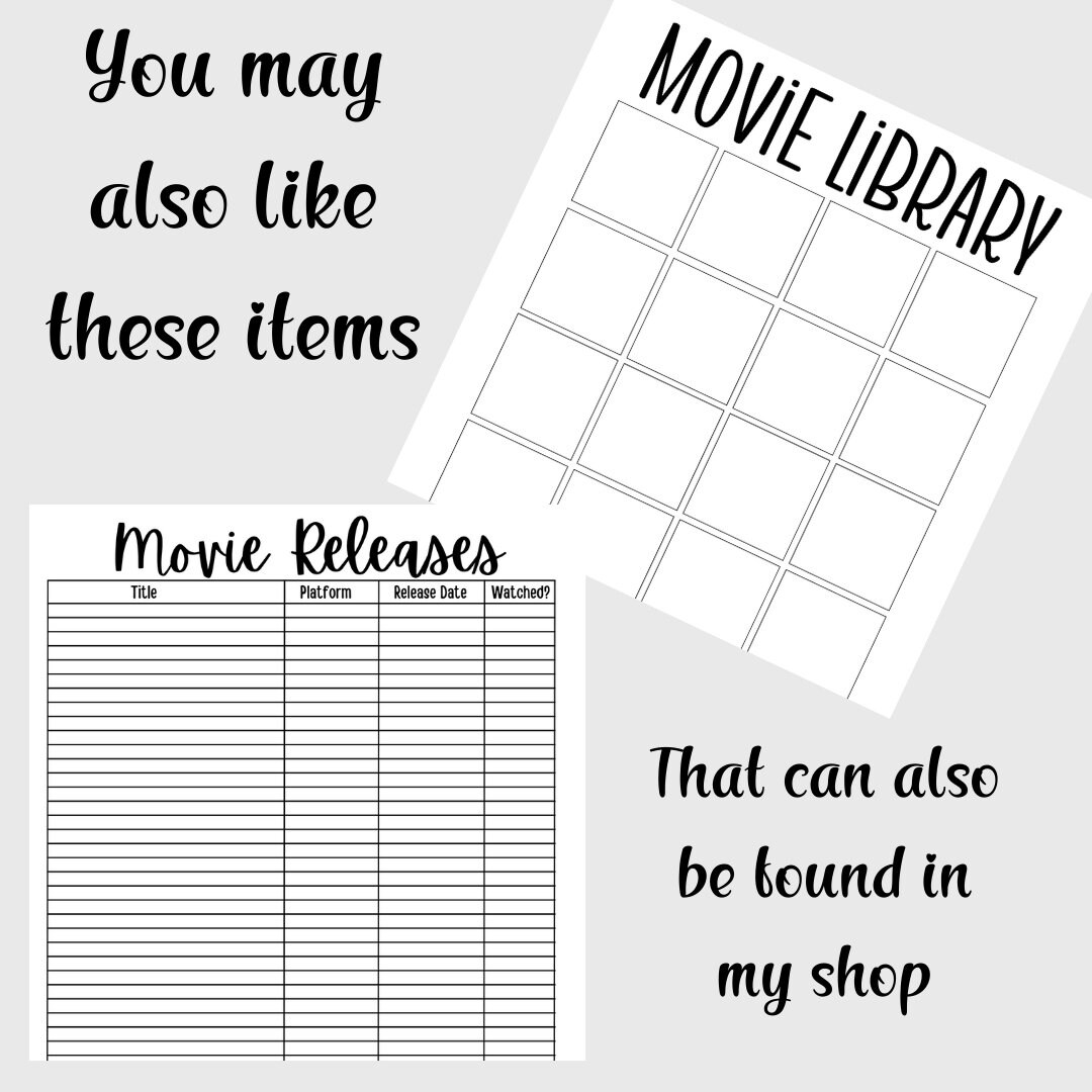 Movie, Watchlist, Movie Tracker, Movie Tracker, Digital Movie Tracker ...