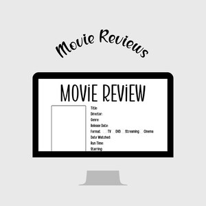 Movie Review, Digital Movie Review, Printable Movie Review, Series ...
