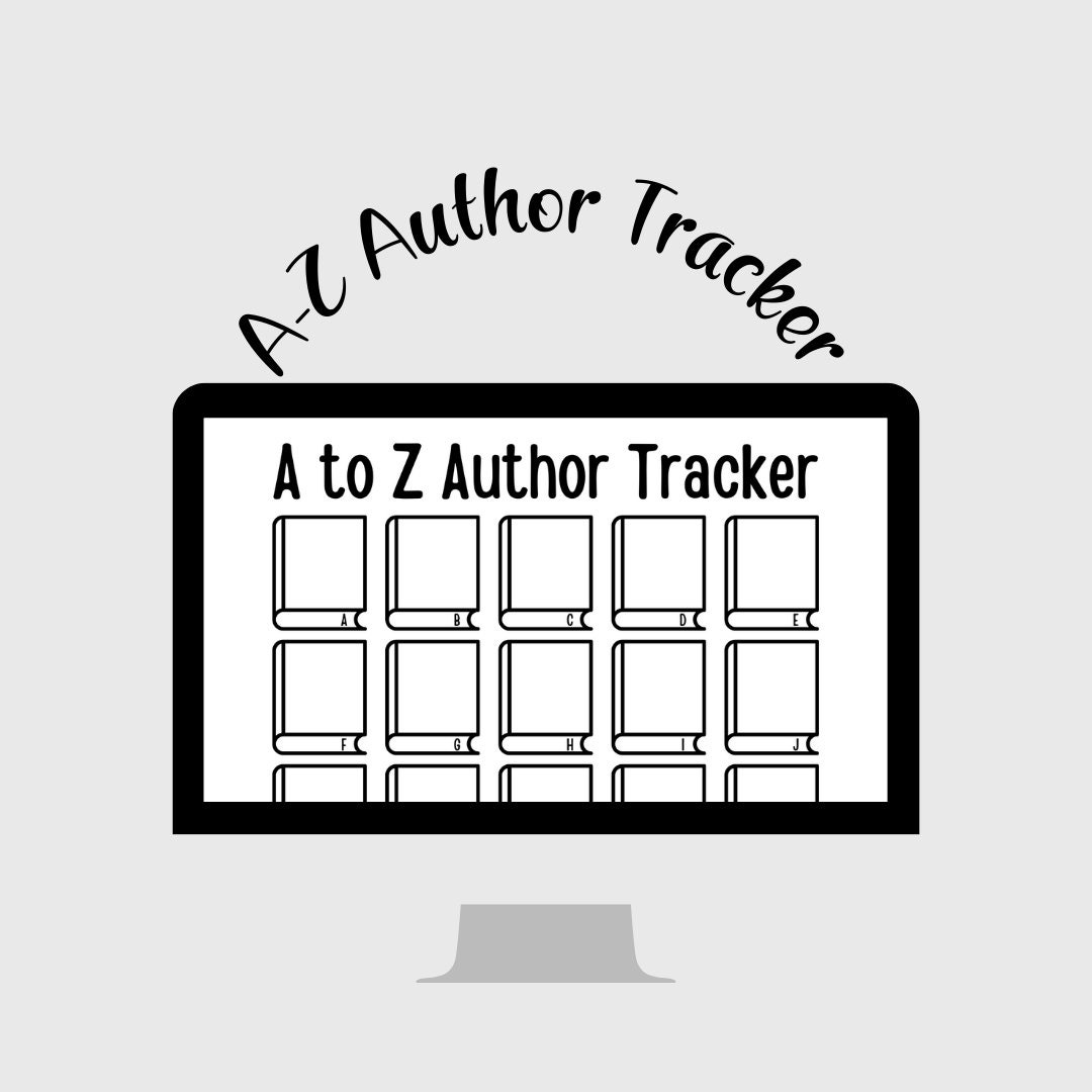 Digital Book Tracker, A to Z Author Tracker, Book Journal, Reading ...