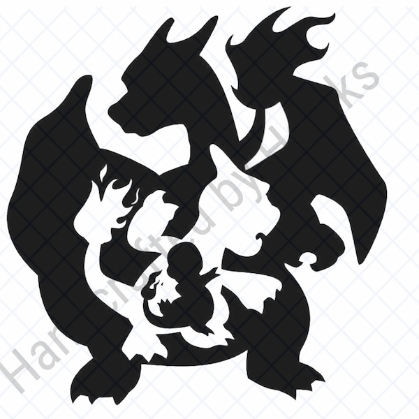 Charmander Svg - Etsy